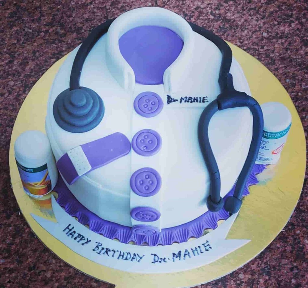 Doctor Coat Theme Cake